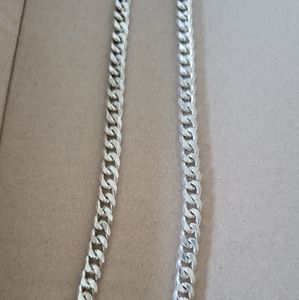 Accessories | Silver Metal Chain 12 Inch Drop With Velvet Gift Bag Just ...